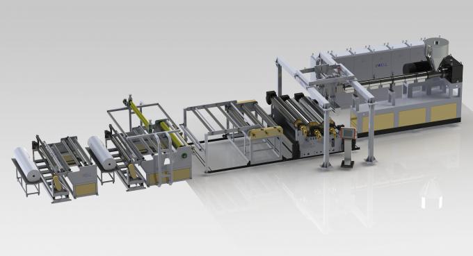 EVA Solar Cell Encapsulation Film Line Poe Cell Film Production Machine