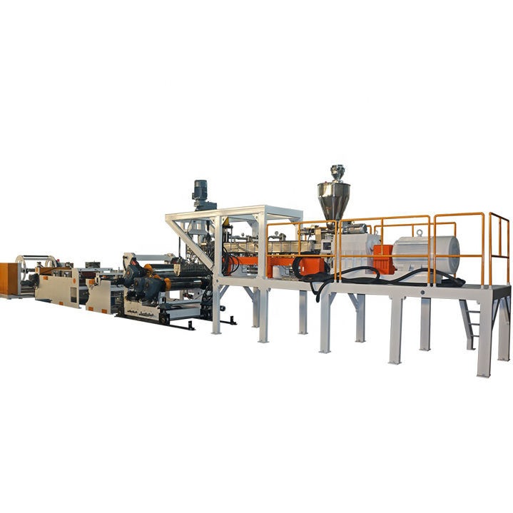 Composite Plastic TPU Cast Film Extrusion Line Single Screw 500kg/H