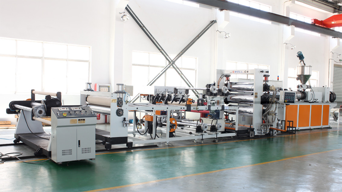 Transparent Hard Plastic PVC Sheet Extrusion Line 350KG/H 0.4 - 10mm ...