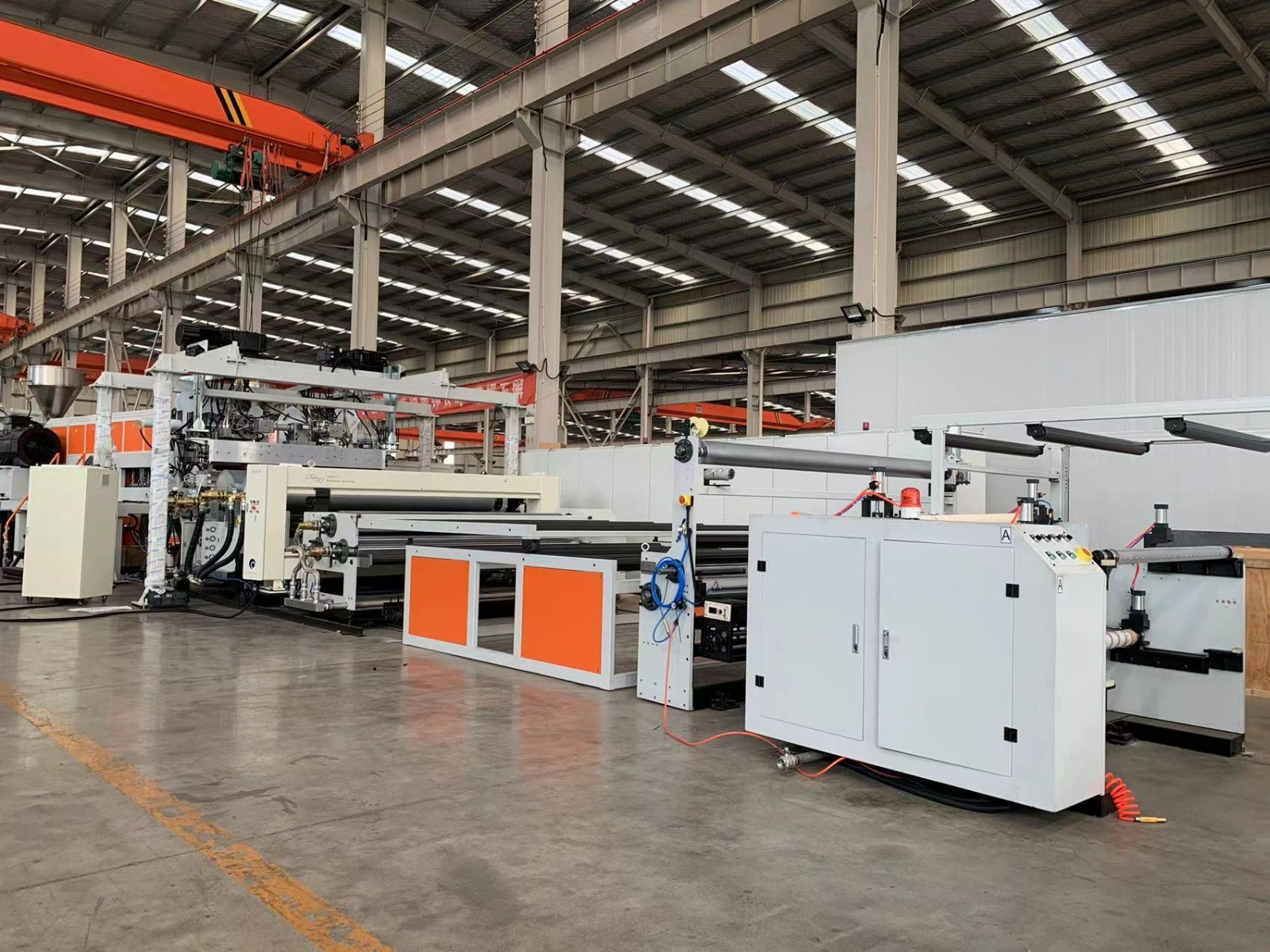 EVA / POE Cast Film Extrusion Line For Solar Panel Encapsulation Maximum Line Speed 16m/S
