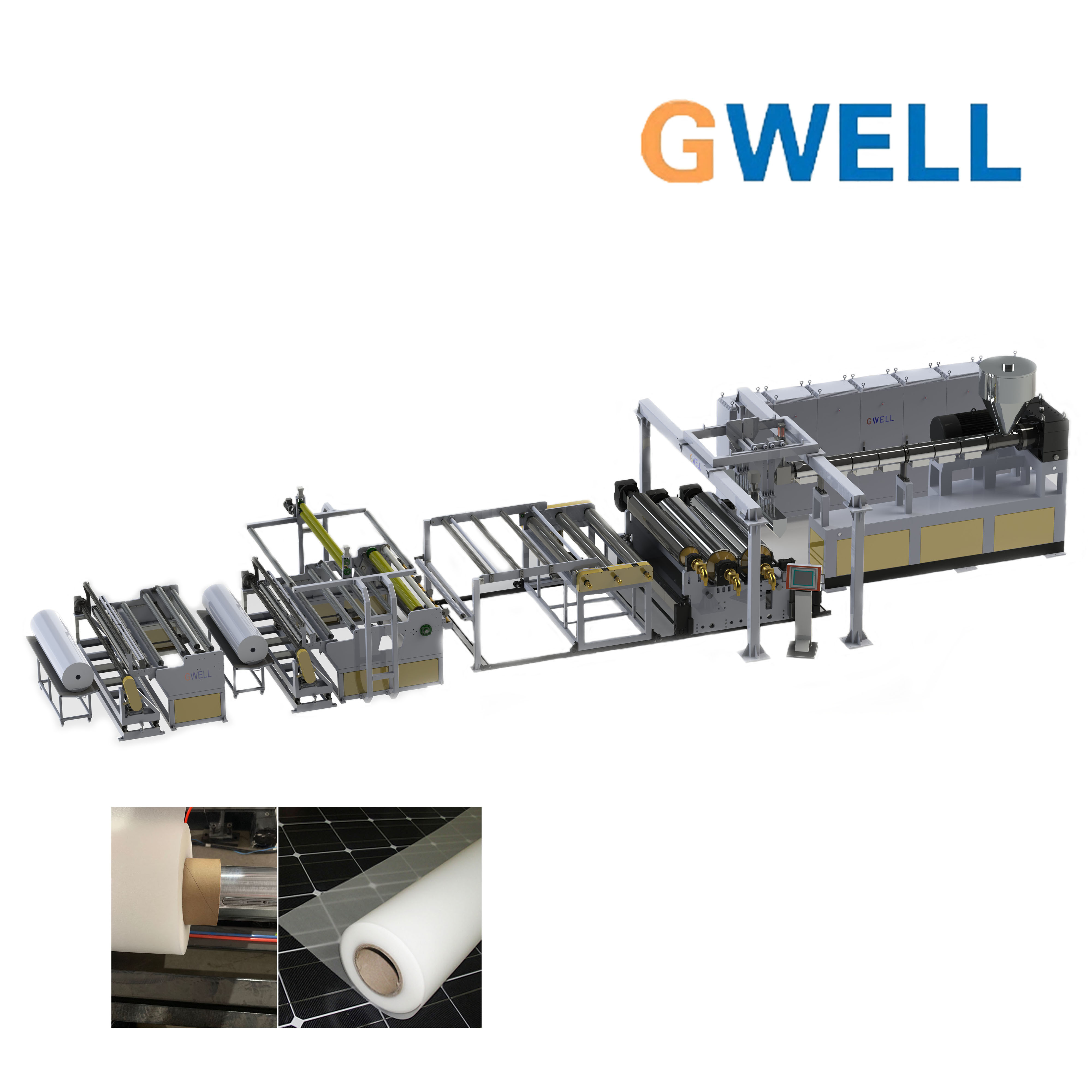 POE Solar Film Production Line POE Film Making Machine PV Panel Sealing