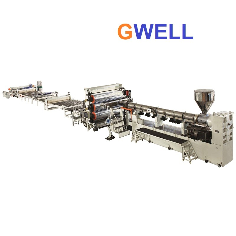 POM PE PP PA PPS PEEK CA Board Extrusion Line Process