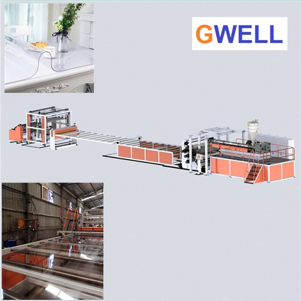 Transparent Soft Pvc Sheet Extruder Equipment