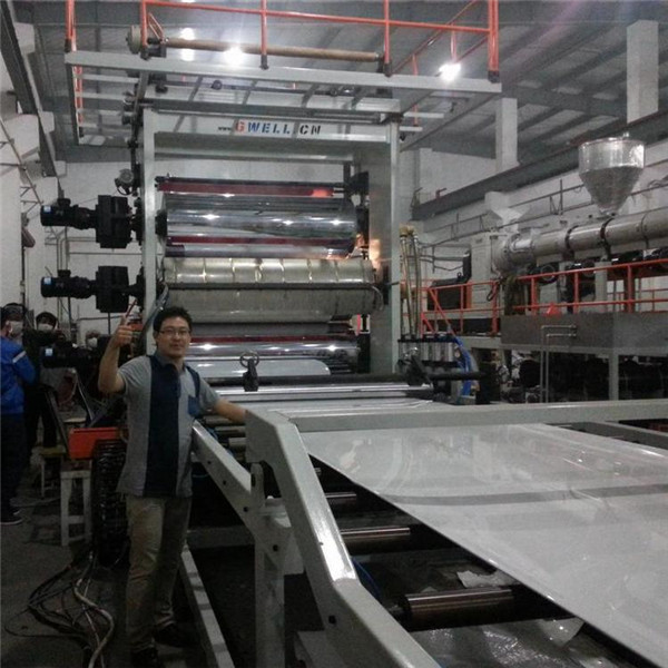 3 layer Synthetic Resin Tile ASA Pvc Board Production Line