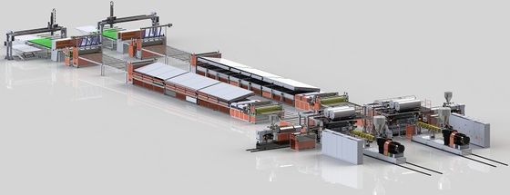 SPC Floor Making Machine Wooden Floor Production Machine Conical Twin Screw