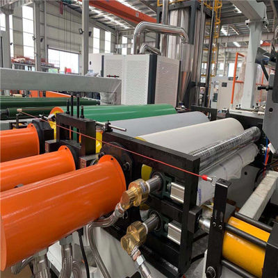 Three Layers Tpu Extrusion Cast Film Making Machine Single Screw Extruder